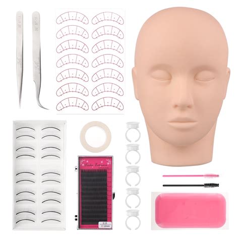 NUOLUX Lurrose Eyelash Extension Practice Kit Professional Eyelashes