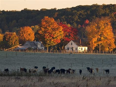 Autumn Farm Background Autumn Farm Scenes Farm Life Ohio Countryside
