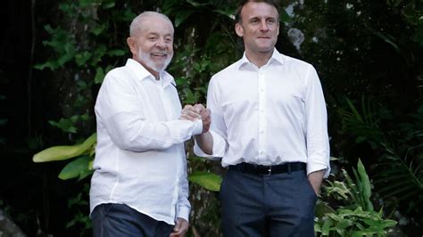 Macron E Lula Anunciam Plano De Investimento De Bilh O De Euros Para