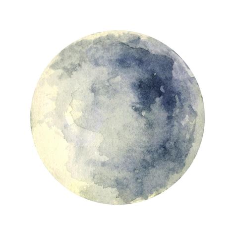 Full Moon Watercolor Illustration 3069931 Vector Art At Vecteezy