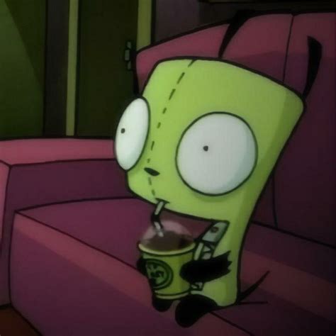 Pin by ୨୧𝙆𝙞𝙧𝙞𝙚 on 𝙏𝙑 Cartoon profile pics Invader zim