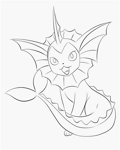 Vaporeon Lineart By Lilly Gerbil Vaporeon Eevee Evolution Line Art