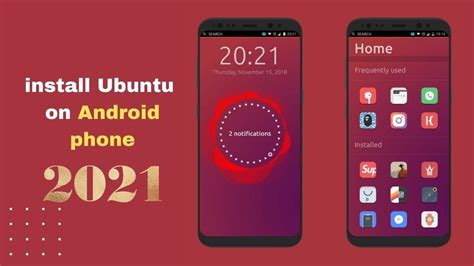 how to install ubuntu on android phone 2021 youtube