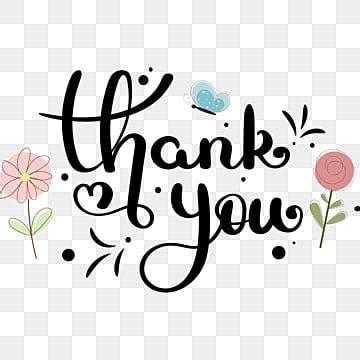 Gracias Texto Mano Letras Con Flores Y Hojas PNG Dibujos Gracias