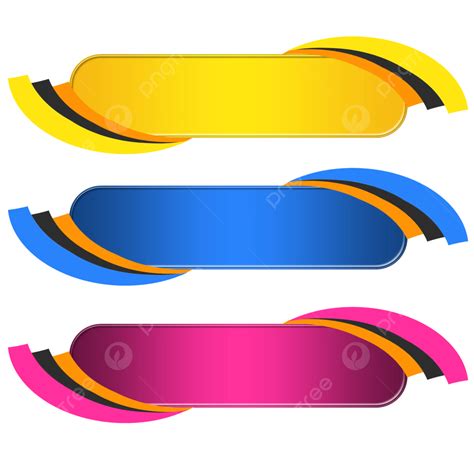 Abstract Label Vector Banner Lower Third Abstract Lower Third Vector