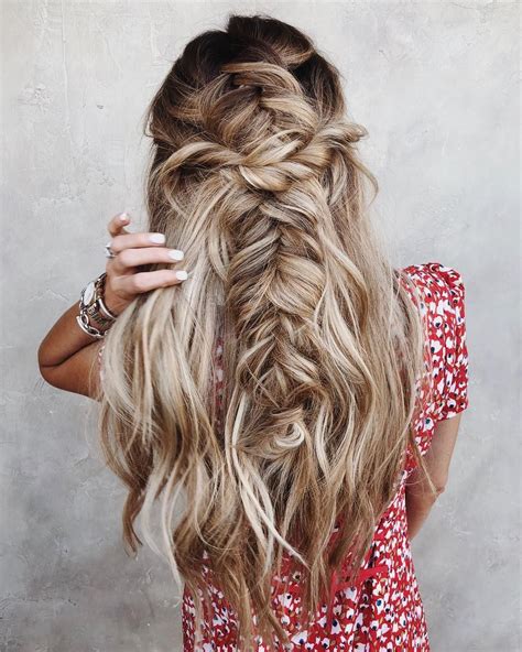 Braided Hairstyles Half Up Half Down
