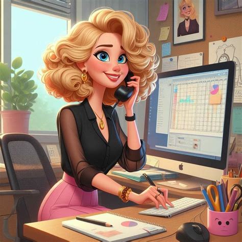 Pin de Carmen Pariona em Oficina em 2024 Ilustração Secretária