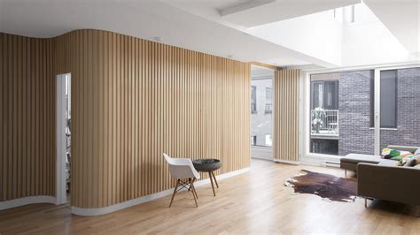 Atelier L Abri Slatted Curved Wall Divisare
