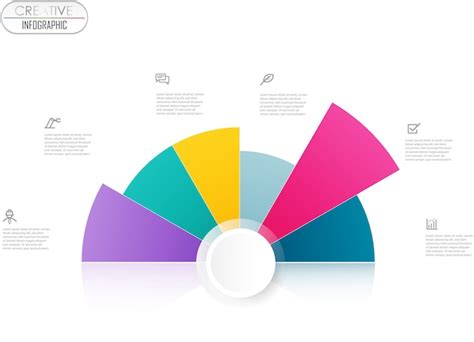 Premium Vector Business Data Visualization Colorful Timeline