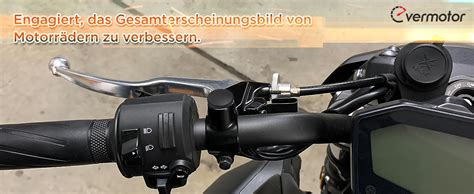 Evermotor M10 Motorrad Spiegel Stopfen CNC Abdeckung M101 25