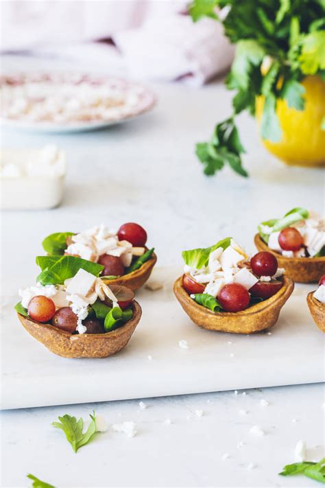 Tartaletas rellenas con pechuguita de pollo La Carloteña
