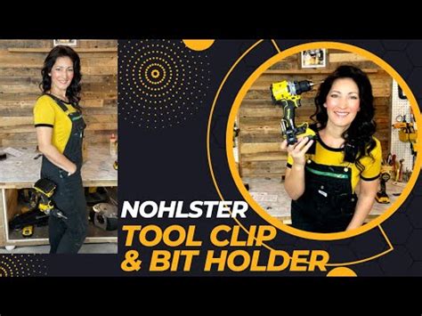 Nohlster Tool Belt Clip Stays Put And Holds Bits Too Tools Safety