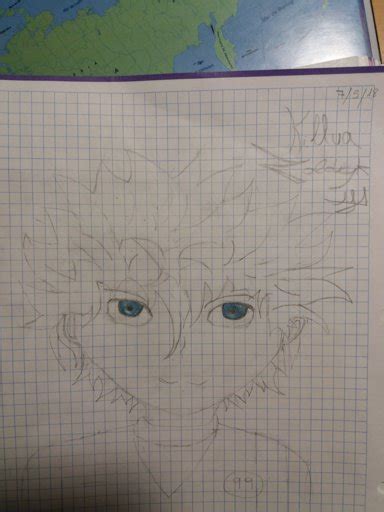 Mi Dibujo De Killua Zoldyck Hunter X Hunter Amino