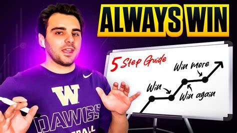 How To Always Win In Sports Betting 5 Step Guide YouTube