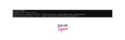 importing db and collection in mongodb scaler topics