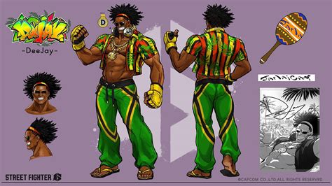 Dee Jay Concept Art Street Fighter 6 Art Gallery