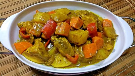 How To Cook Chicken Curry With Coconut Milk Filipino Style Recipe YouTube