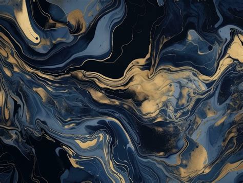 Blue And Gold Luxury Marble Texture Background Wallpaper 23878818 Stock