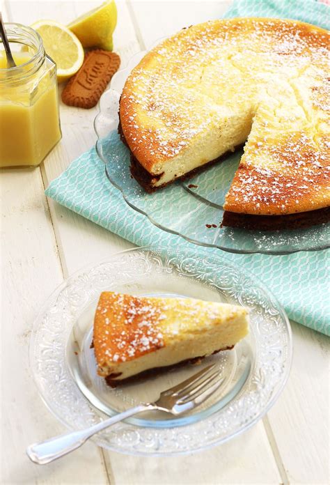 Gâteau au fromage blanc spéculoos et citron Contes et Délices