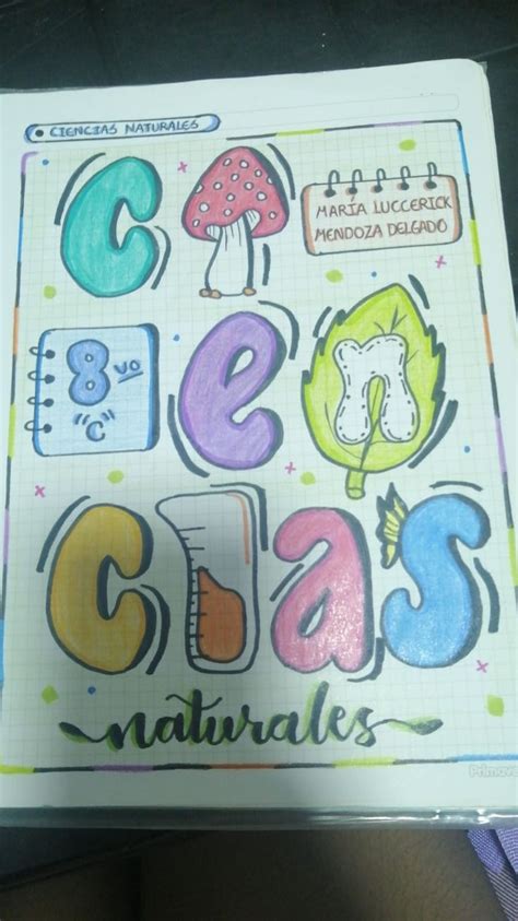 Pin De Kinyerling Perales En Lettering Caratulas De Ciencias