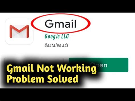 How To Fix Gmail Not Working Problem Solved Youtube