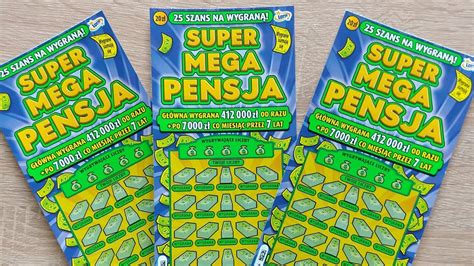 Zdrapki Lotto 135 Super Mega Pensja YouTube