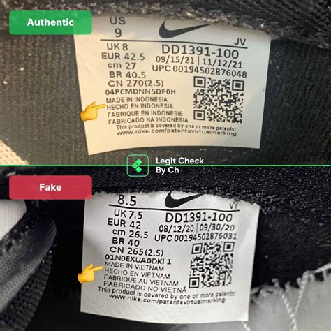 Nike Dunk Low Panda Real Vs Fake Experten Tutorial