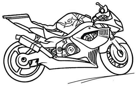 Desenhos De Motos Para Imprimir E Colorir L Pis De Cor