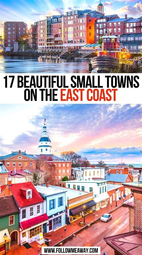Beautiful Small Towns On The East Coast Travel Bucket List Usa Usa