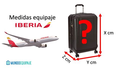 Equipaje de mano para Iberia 2023 medidas tamaños y 5 ejemplos