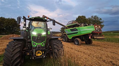 Sagenhaft Der Deutz Fahr C T M Hdrescher Bei Der Weizenernte