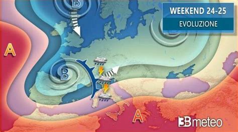 Meteo Weekend Intensa Perturbazione Atlantica In Arrivo Con Temporali