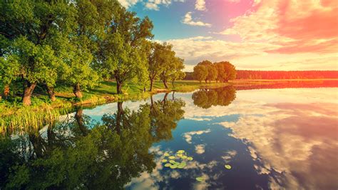 Fondos de Pantalla 1920x1080 Ríos Cielo Fotografía De Paisaje árboles