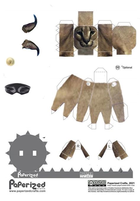 Floppa Paper Doll Template Cat Template Paper Dolls