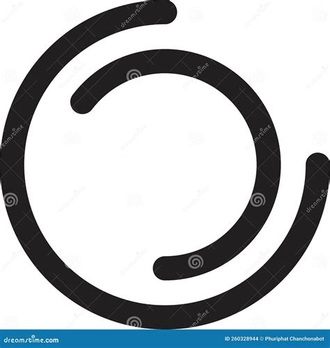 Abstract Overlapping Circle Logo Illustration In Trendy And Minimal
