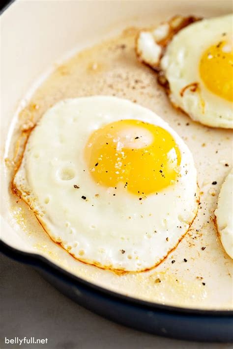 How To Fry An Egg Perfect Fried Eggs 5 Ways Belly Full
