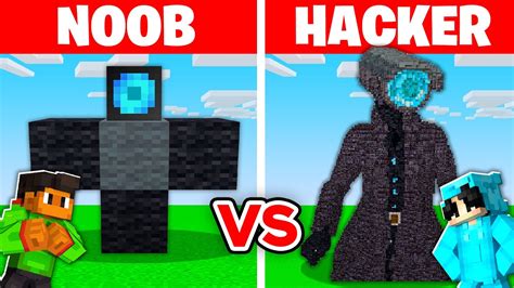 Noob Vs Hacker I Cheated In A Camera Woman Build Challenge