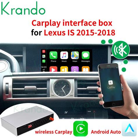 Krando Wireless Apple CarPlay Android Auto Interface Box For Lexus