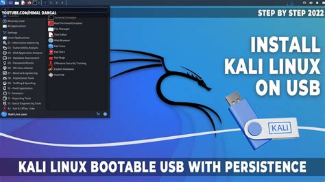 how to make persistence live usb drive kali linux 2022 1 install kali linux on usb 2022