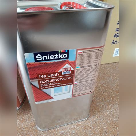 ŚNIEŻKA NA DACH ROZCIEŃCZALNIK DO FARB 5L 12931196135 oficjalne
