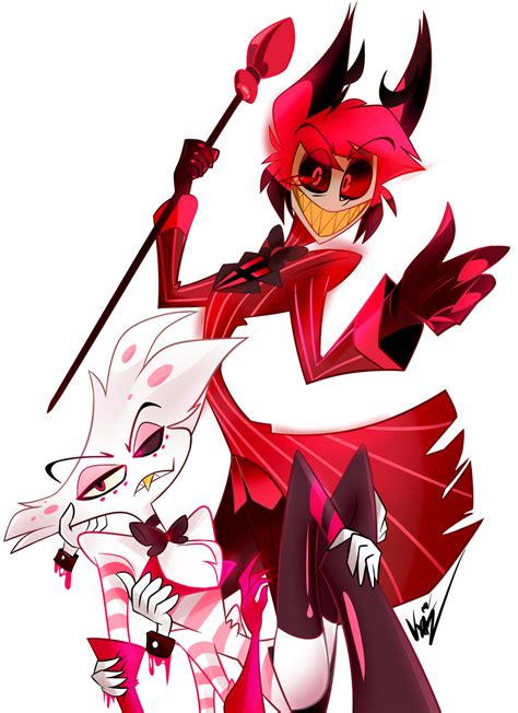 Angel And Alastor By Vexa Zygote On Deviantart