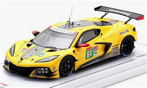 TRUE SCALE MINIATURES TSM430642 Chevrolet Corvette C8 R 64 WEC Sebring