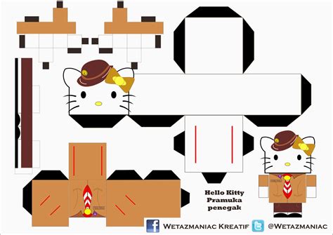 Cubeecraft Hello Kitty Pramuka Cubeecraft Samarinda