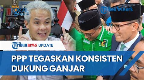 Tanggapi Pdip Ppp Tegaskan Tak Punya Plan B Tetap Dukung Ganjar