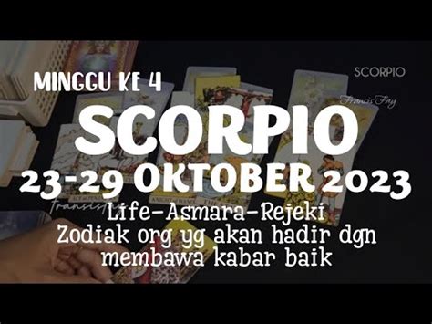 Scorpio Sd Oktober Kehidupan Single Couple Rejeki Hari Ke
