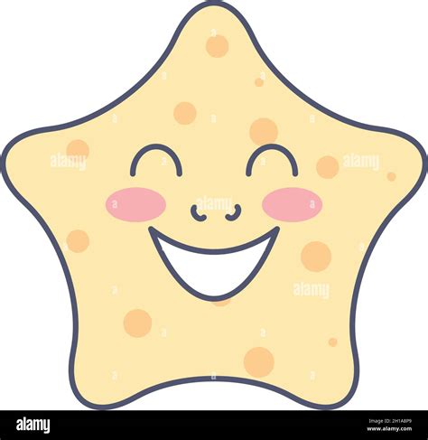 Cute Dibujos Animados De Estrellas Imagen Vector De Stock Alamy