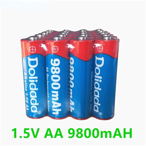 New Brand AA 9800mAh Rechargeable Battery 1 5V New Alkaline