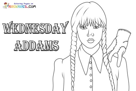 Wednesday Addams Kleurplaten Afbeeldingen Om In Te Kleuren