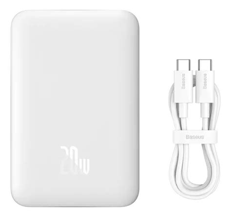 Carregador Port Til Magsafe Baseus Mah W Turbo Iphone Frete Gr Tis