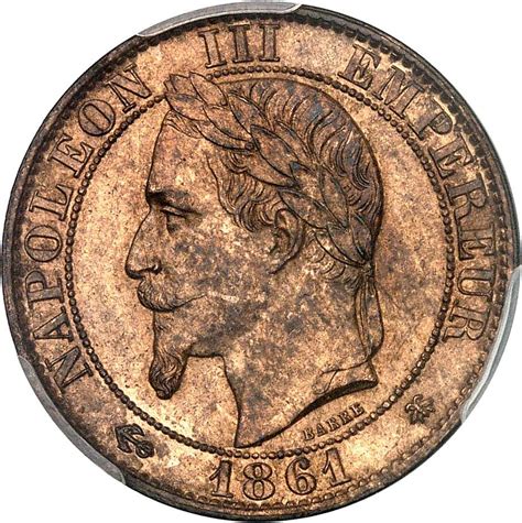 FRANCE FRANCESecond Empire Napoléon III 1852 1870 Cinq centimes